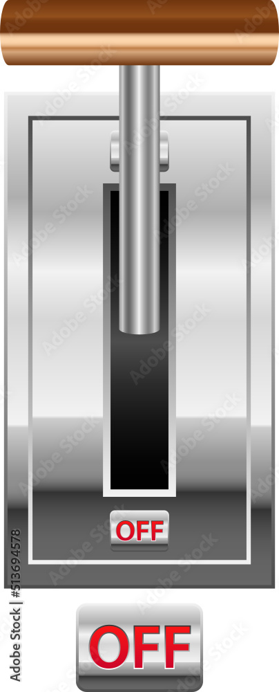 On and off switch clipart design illustration Stock Vector | Adobe Stock