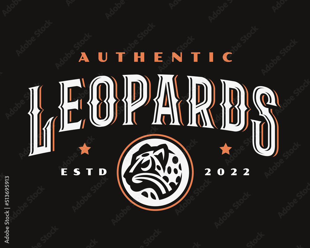 Leopard modern logo, emblem design editable for your business. Panther ...
