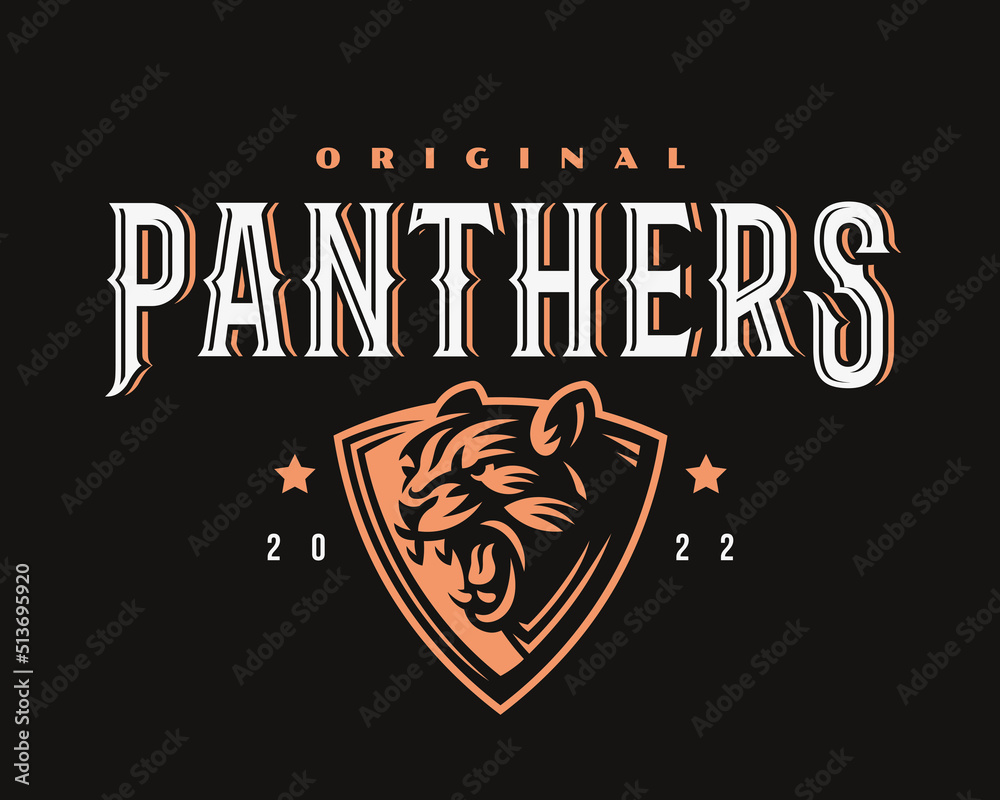 Panther modern logo, emblem design editable for your business.Jaguar ...