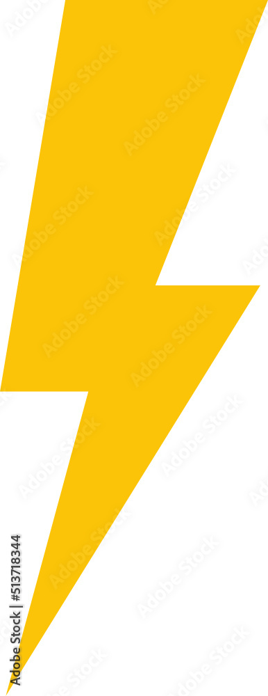 Thunderbolt clipart design illustration Stock Vector | Adobe Stock