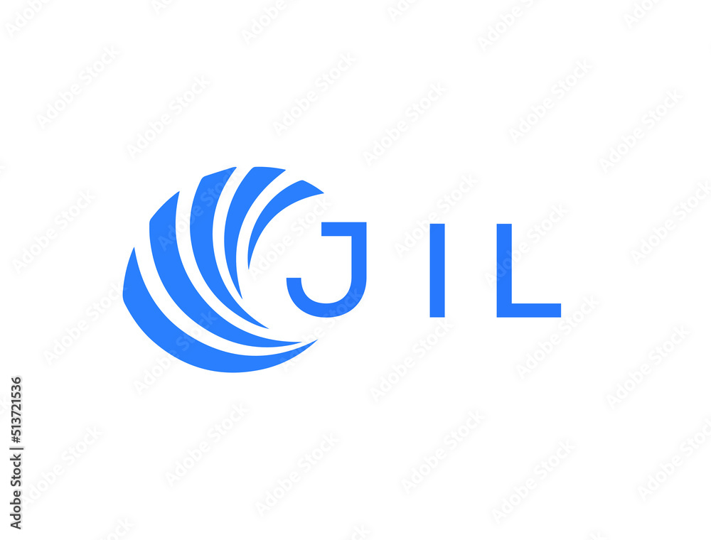 JIL Flat accounting logo design on white background. JIL creative ...