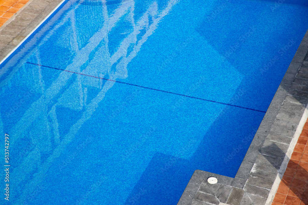 top view of rooftop swimming pool Stock Photo | Adobe Stock