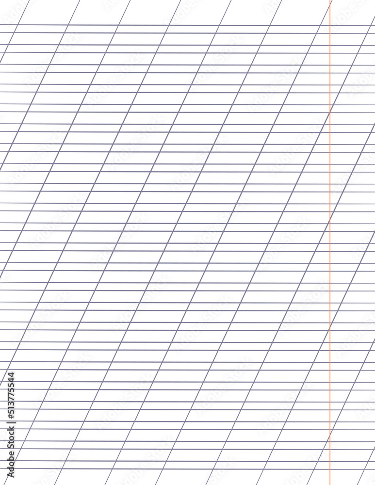 Graph paper. Printable lined grid paper with color horisontal, diagonal ...