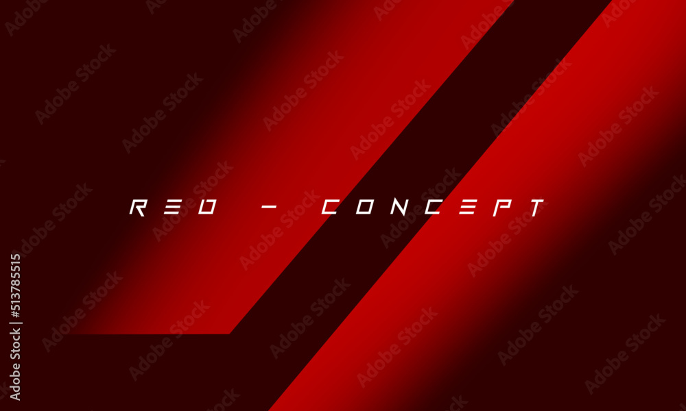 Vettoriale Stock Red concept abstract geometric background design. For ...