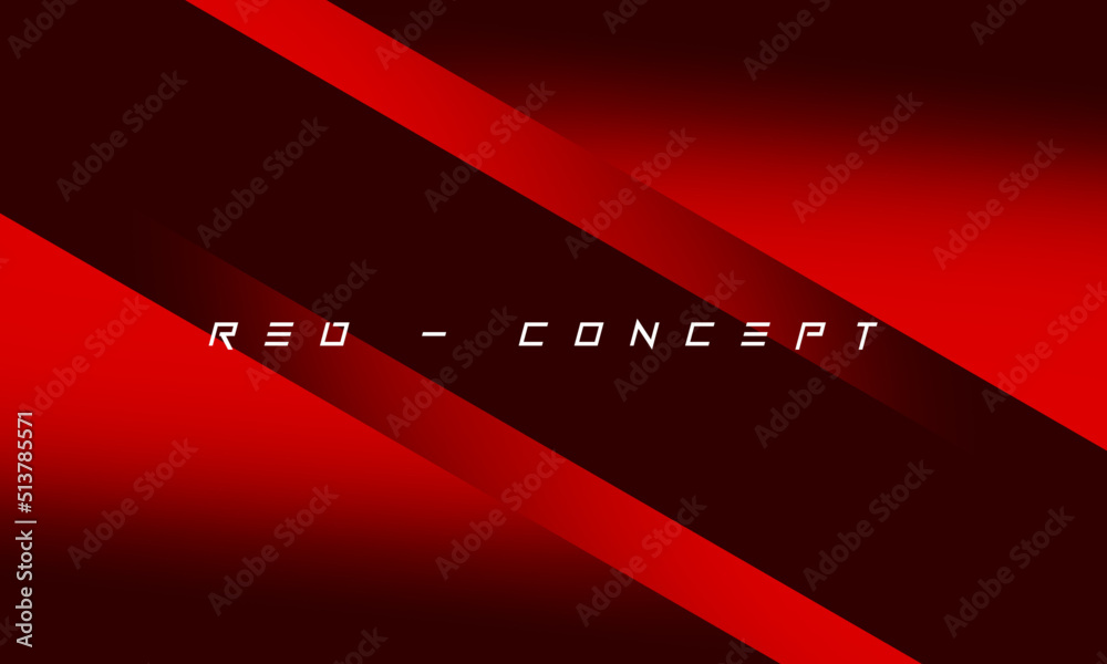 Red concept abstract geometric background design. For cover design ...