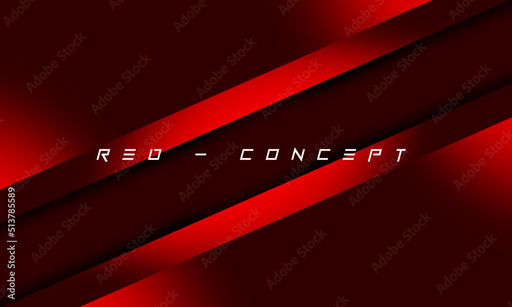 Red concept abstract geometric background design. For cover design ...