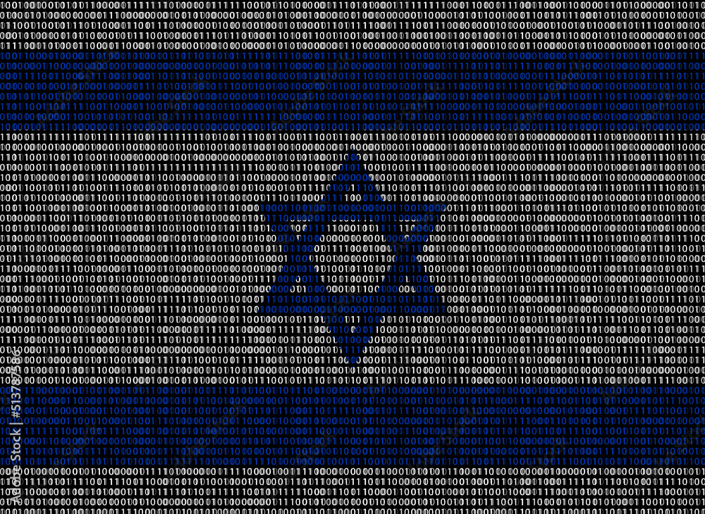 Israel flag superimposed on duplicate computer code that permeates each ...