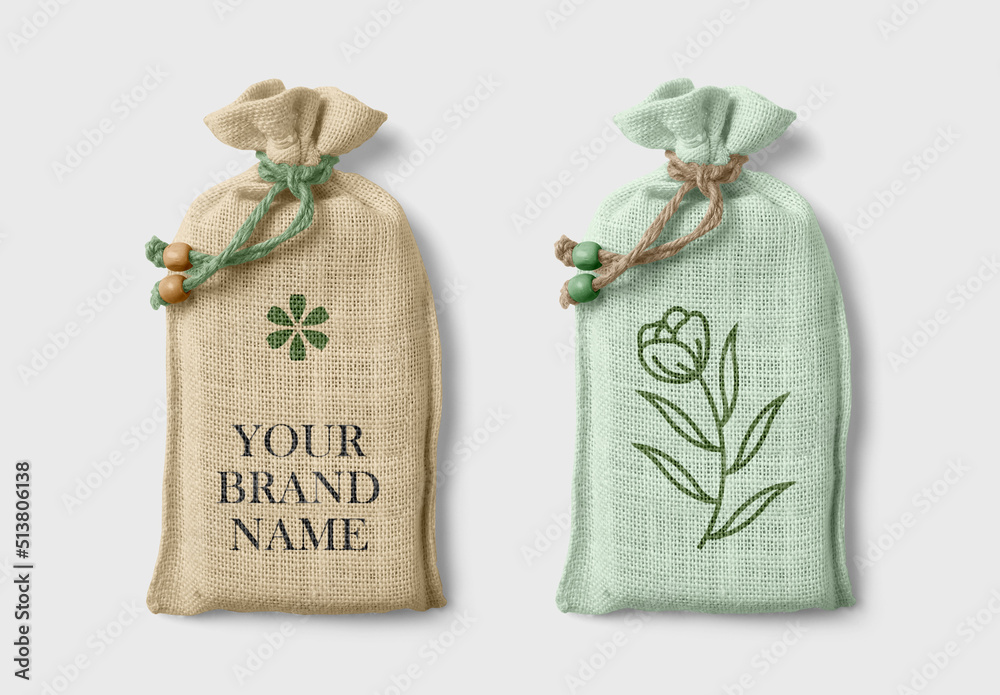 Linen Bag Mockups Stock Template | Adobe Stock