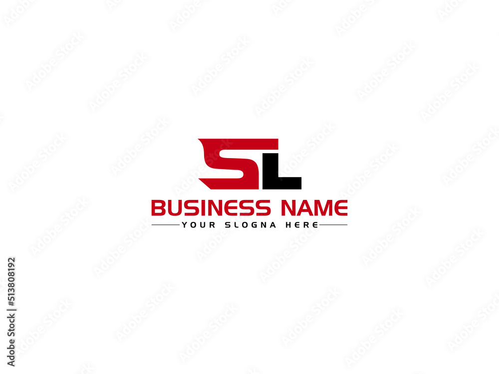 Initial SL Logo Icon Vector, Creative Sl ls Logo Letter Design With ...