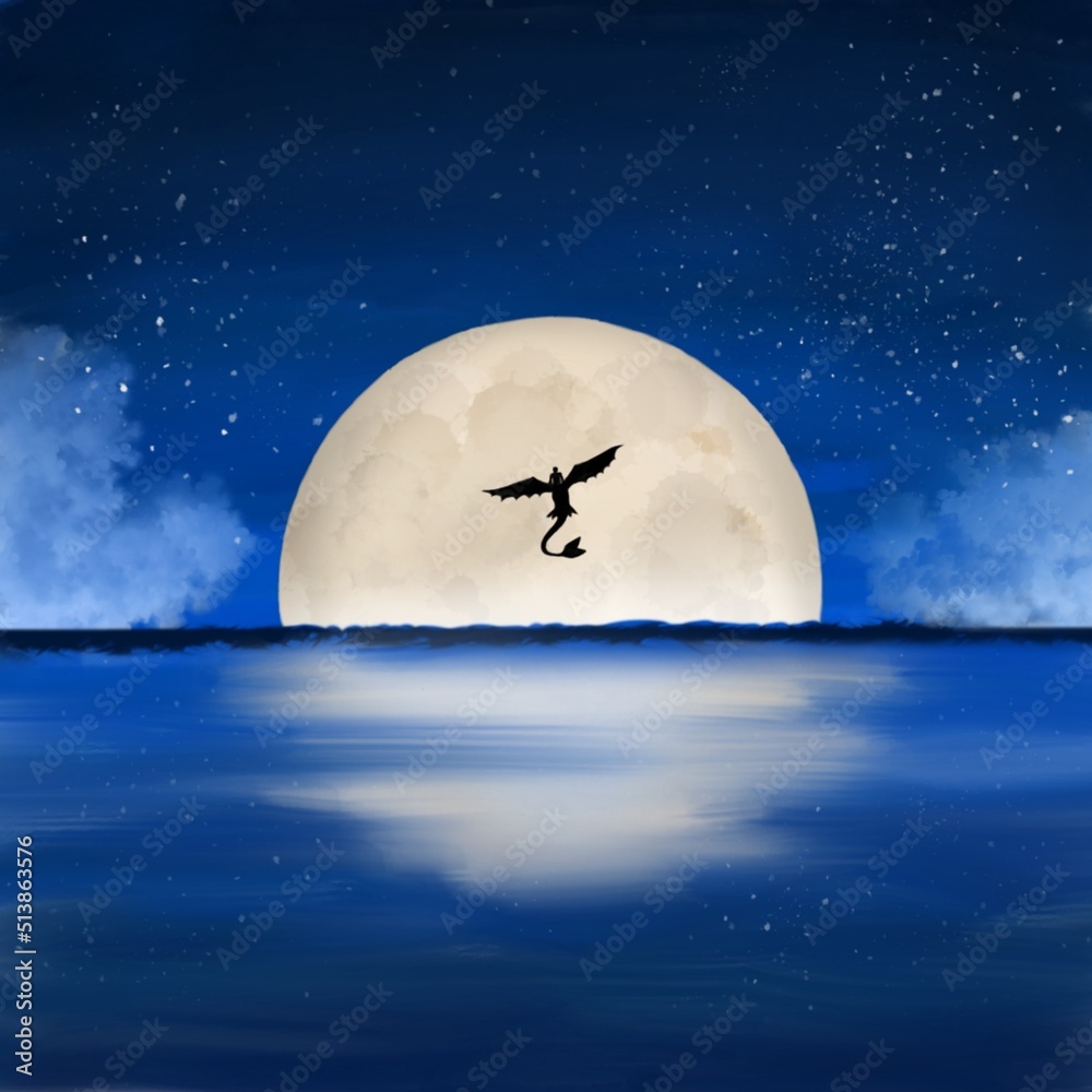 How to train your dragon. illustration inspired by the animation how to ...