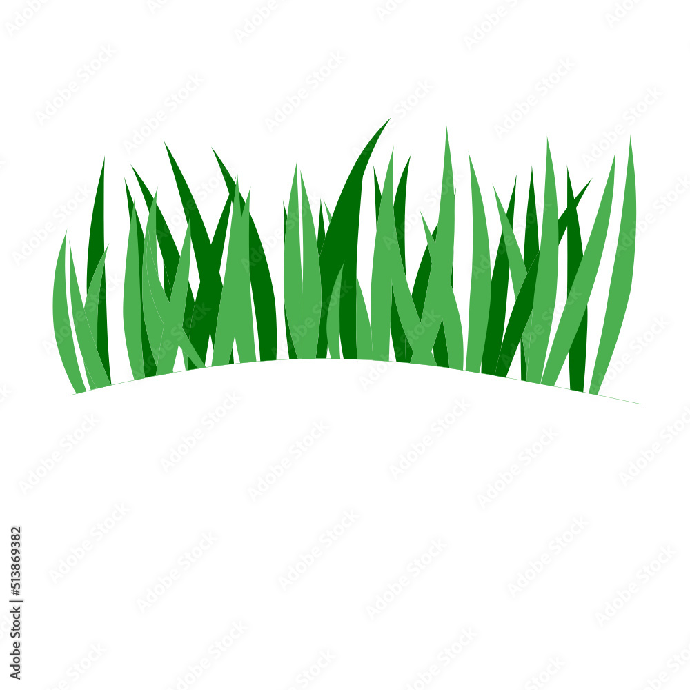 Grass cartoon vector, vector format, Grass elements, Green grass, Grass leaves vector Stock ...