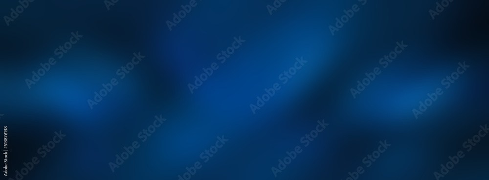 Wide dark blue gradient background. blue radial gradient effect ...