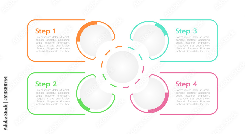 Task managing infographic chart design template. Abstract infochart ...