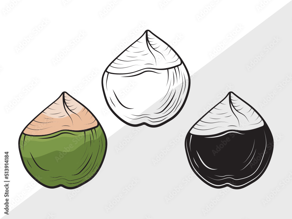 Coconut SVG Cut File | Fruit Svg | Coconut Drink Svg | Coconut Shell ...