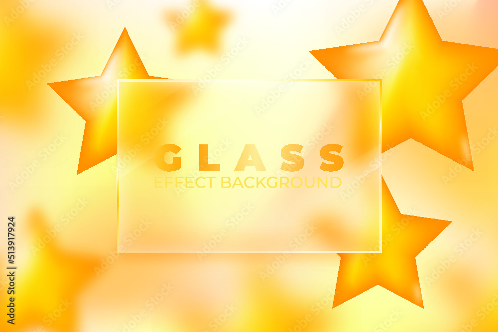 Gradient glassmorphism glass effect shape background Stock Vector ...