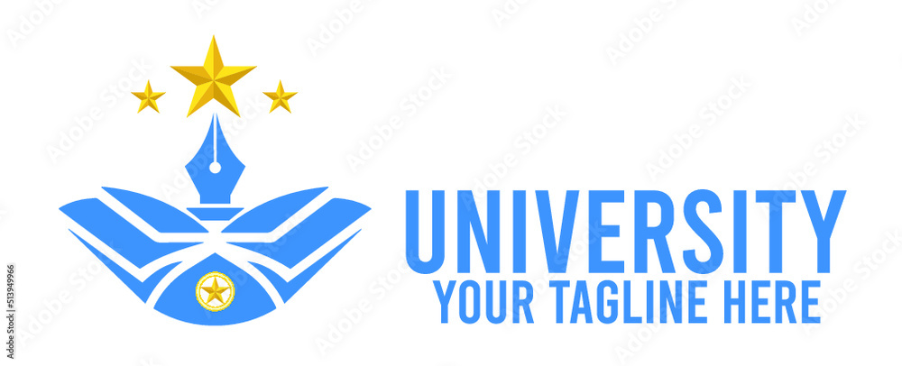 Online education logo template. Distance learning vector design ...