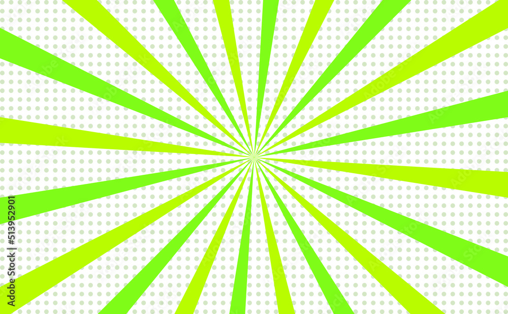Starburst Background Green