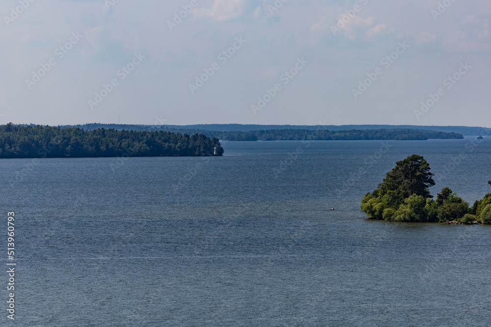Birka, Sweden A view of Lake Malaren from Birka island. Stock Photo ...