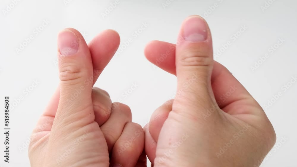 Make mini heart symbol with your index finger and thumb. Symbol that ...