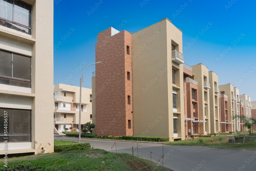 New residential building complex being built at Rajarhat New Town area ...