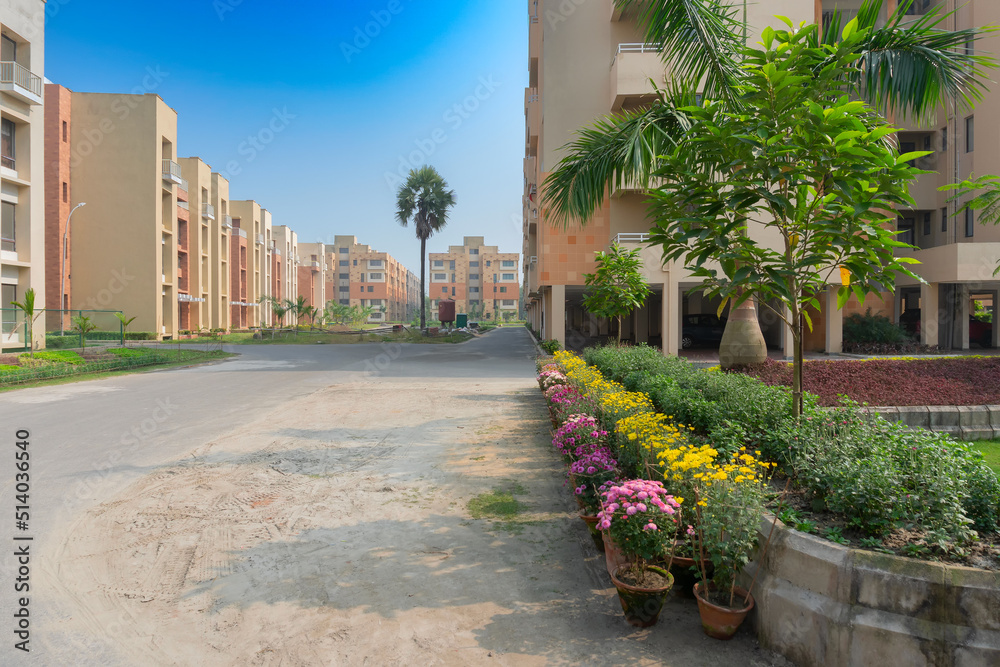 Fotka „New residential buildings are being built at Rajarhat New Town ...