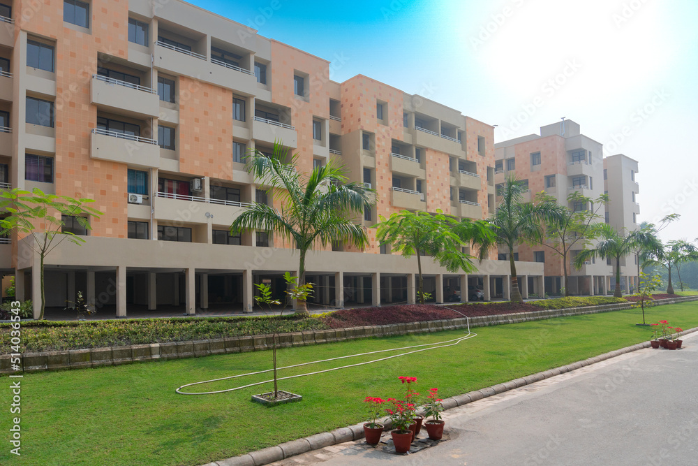 New residential building complex being built at Rajarhat New Town area ...