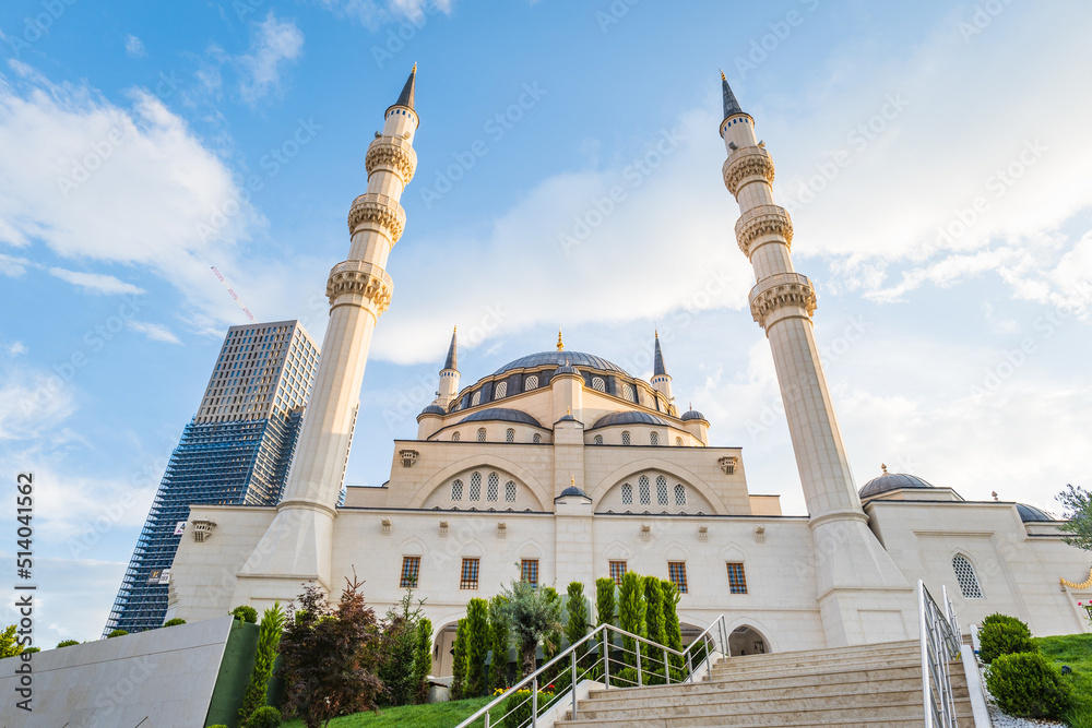 Tirana, Albania - June 2022: Namazgah Mosque, aka Great Mosque of ...