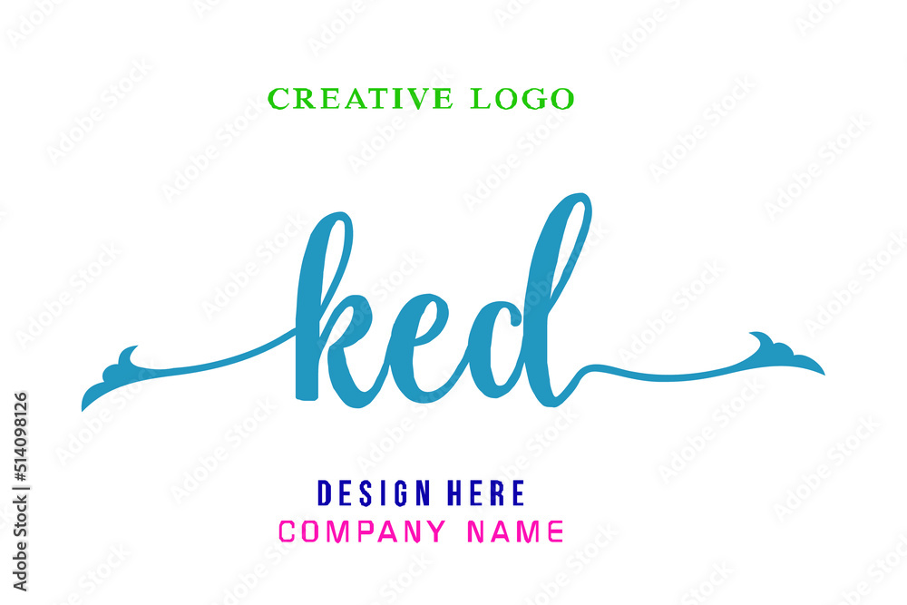 KED lettering, perfect for company logos, offices, campuses, schools ...