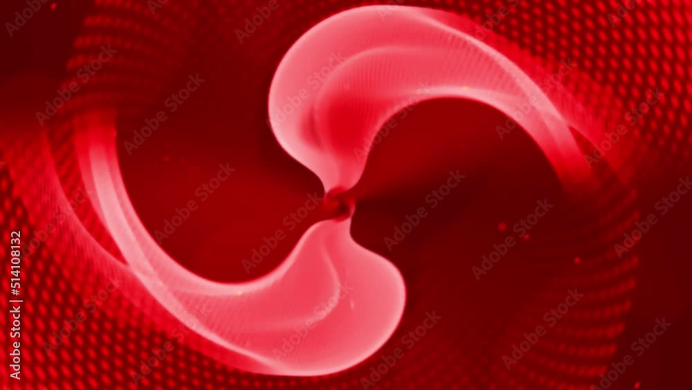 Red spinning swirl background animation with red dots Stock ビデオ | Adobe ...