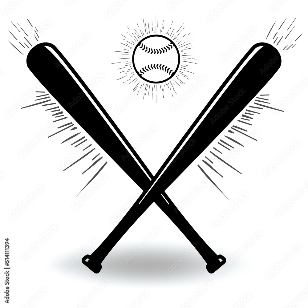 Baseball sportbaseball art team logo icon vector illustration file for ...