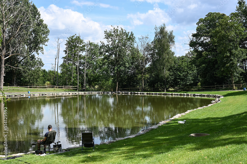 Belgique Wallonie Liberchies étangs des fouilles eau environnement ...