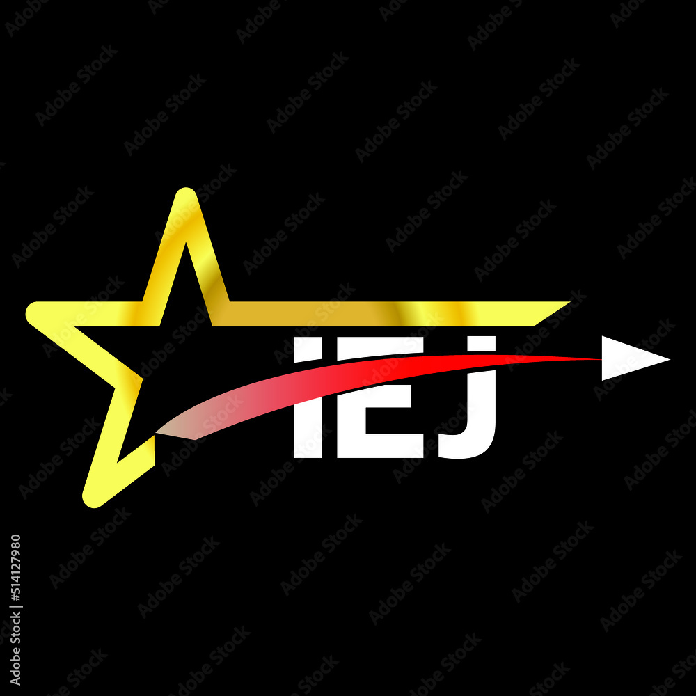 IEJ letter logo design. IEJ creative letter logo. simple and modern ...