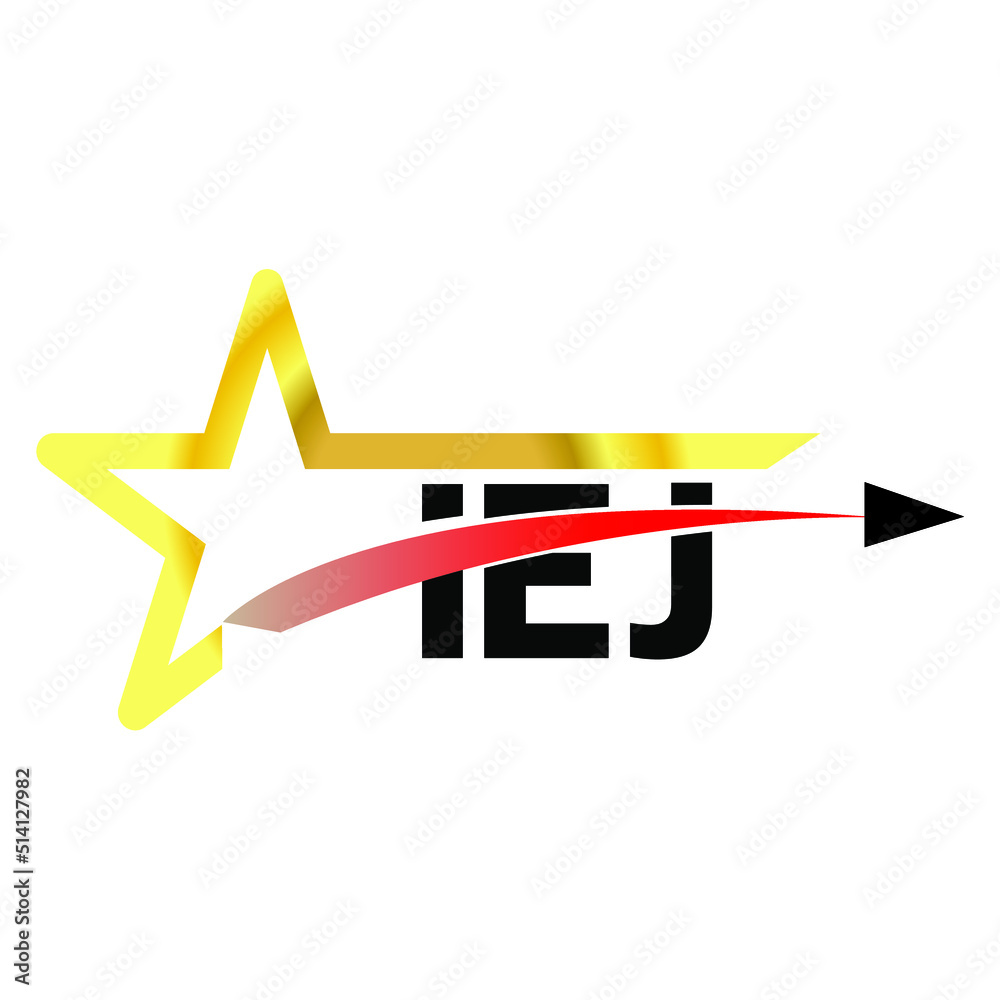 IEJ letter logo design. IEJ creative letter logo. simple and modern ...