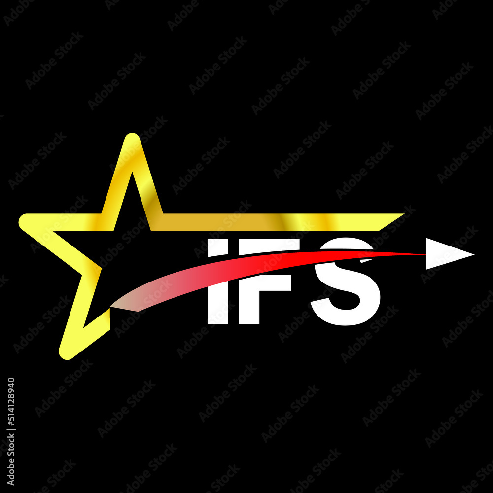 IFS letter logo design. IFS creative letter logo. simple and modern ...
