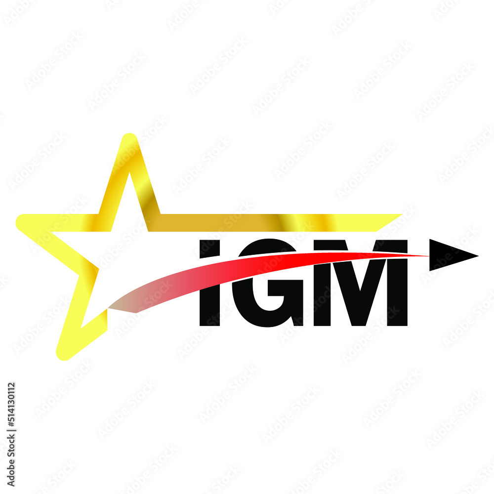 IGM letter logo design. IGM creative letter logo. simple and modern ...