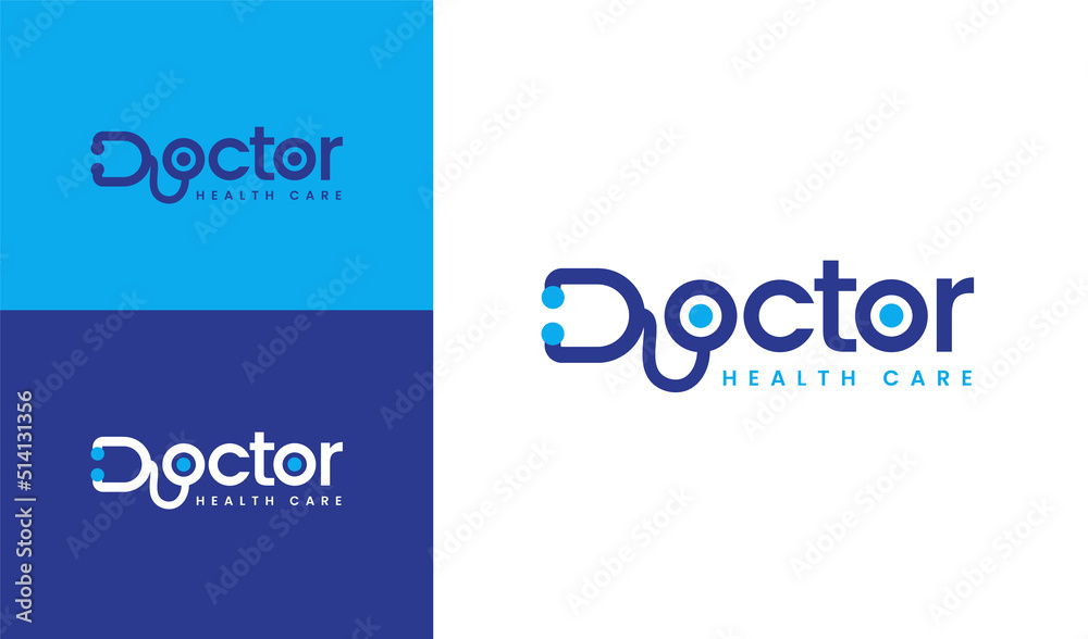 Doctor Logo or medical logo template or health care clinic logo design ...