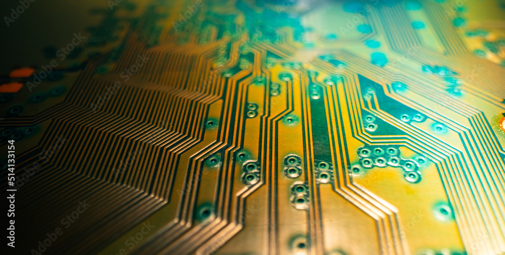 Circuit board background. Electronic circuit board texture. Computer ...