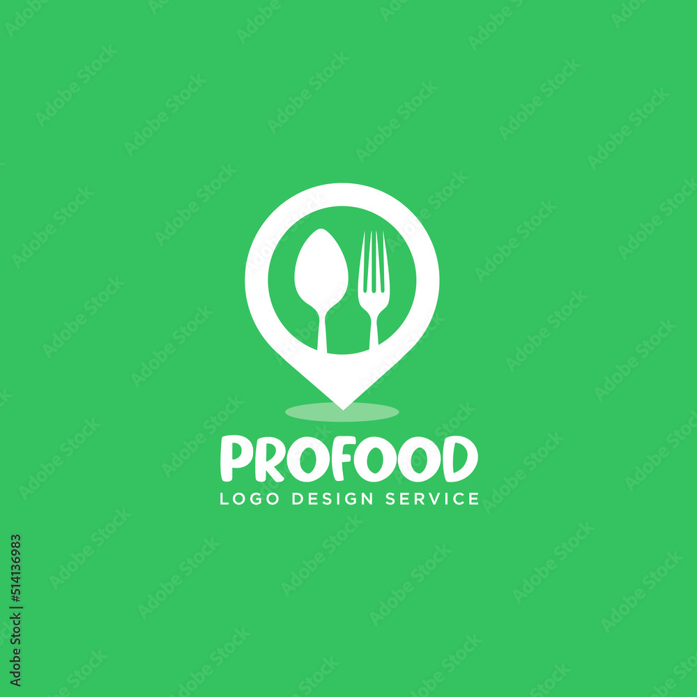 App Restaurant Logo Template or Food App icon or online food logo Stock ...