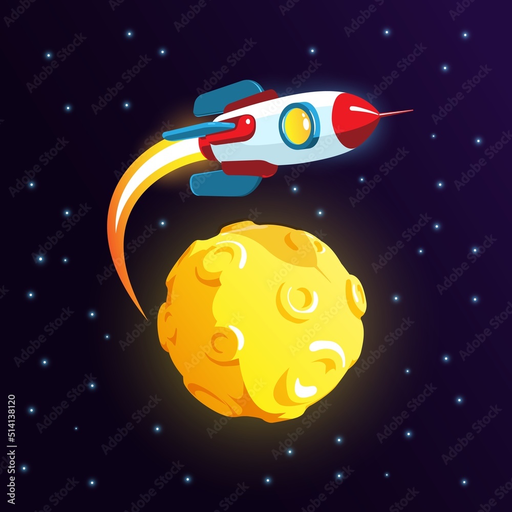 Rocketship To The Moon