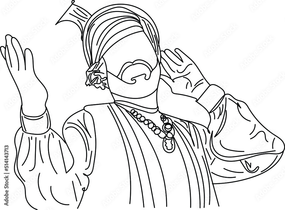 Punjabi Singer vector, Singer logo, Indian illustrations, Punjabi ...