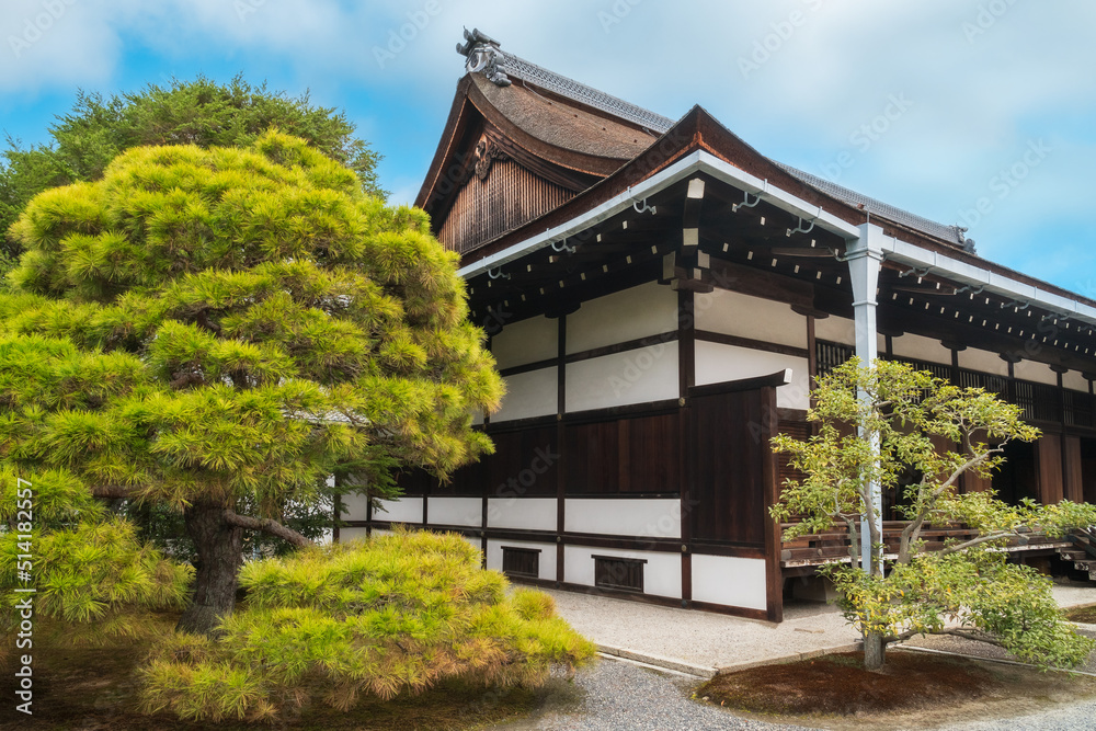One of the heritage buildings at Kyoto's Imperial Palace, Japan ...