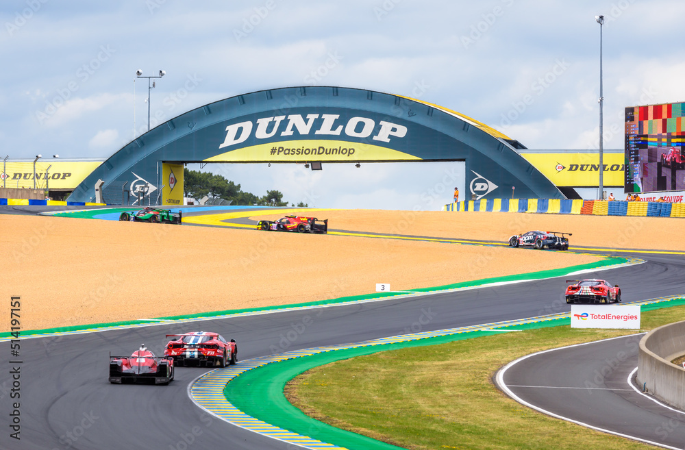 Foto De Le Mans France June 11 2022 Prototype And Gt Race Cars