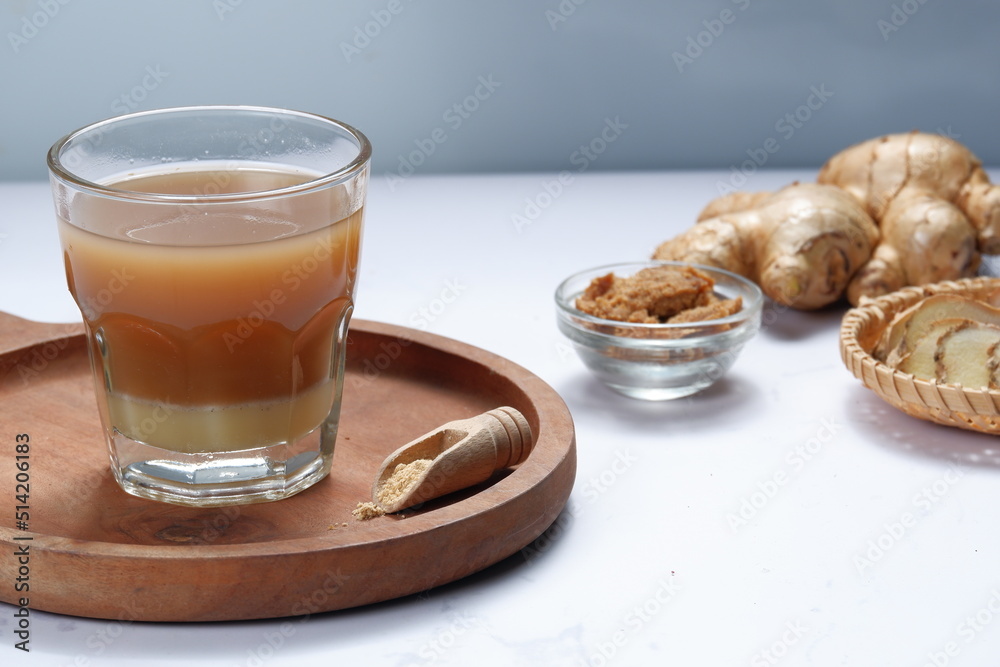 bandrek Sundanese hot drink of herbal tea.made of a mixture of ginger ...
