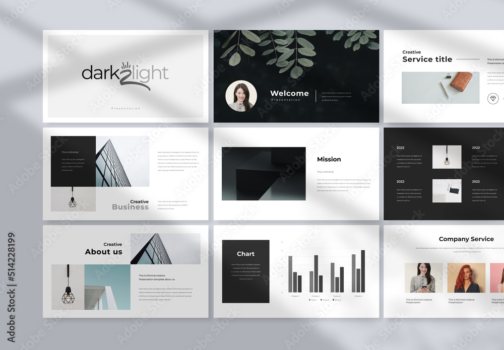 Multipurpose Presentation Layout Stock Template | Adobe Stock