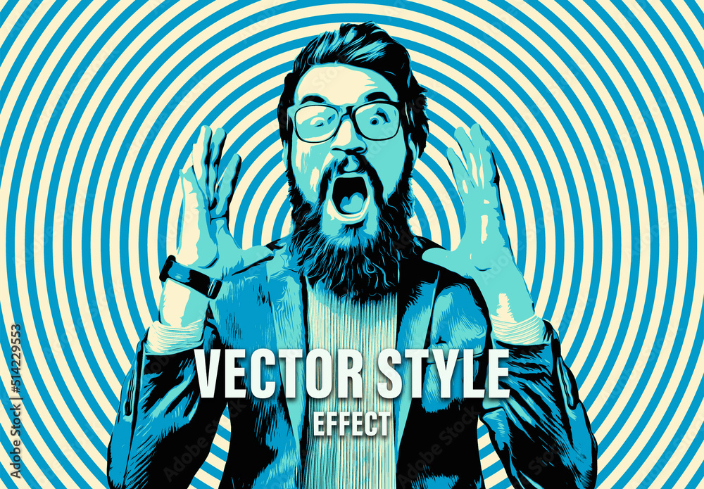 Vector Style Effect Stock Template | Adobe Stock