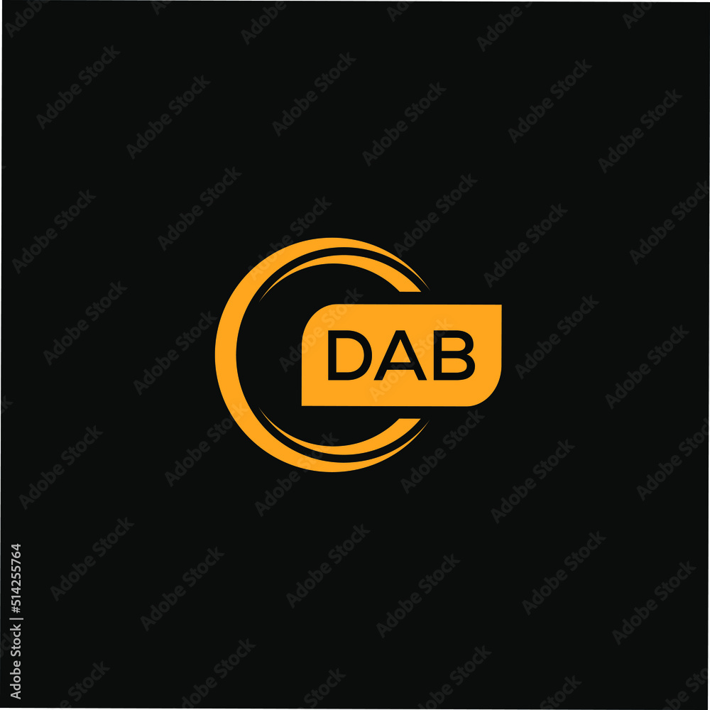 DAB letter design for logo and icon.DAB typography for technology ...