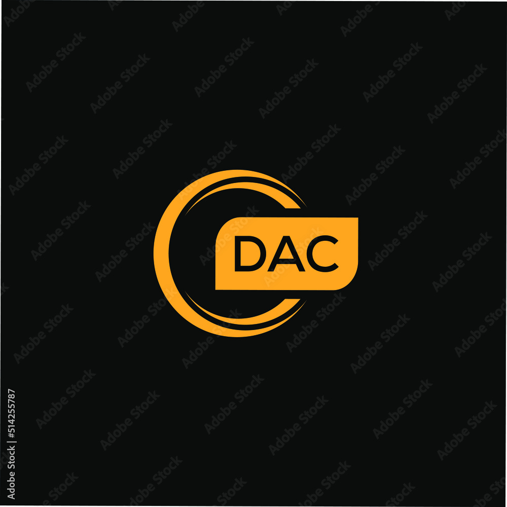 DAC letter design for logo and icon.DAC typography for technology ...