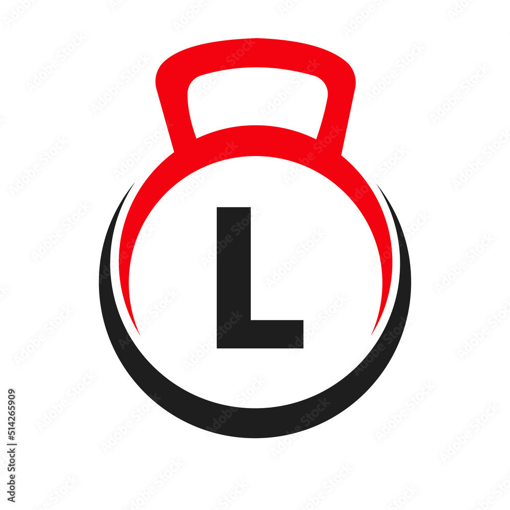Letter L Fitness Gym Logo Vector Template. Fitness Logo Element on ...