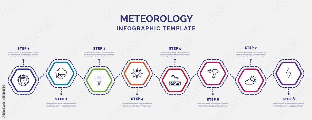 infographic template with icons and 8 options or steps. infographic for ...