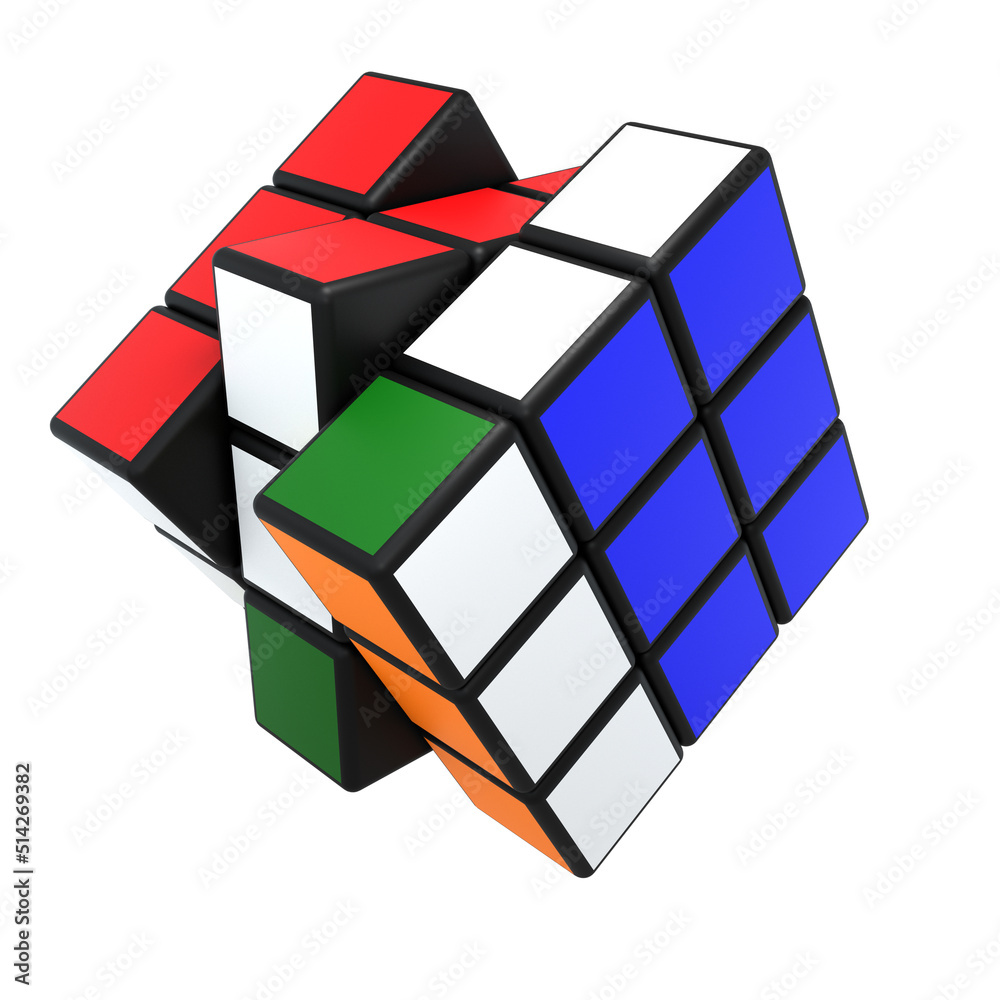 Minsk, Belarus, 30 June 2022 . Editorial illustration. Rubik s Cube is ...